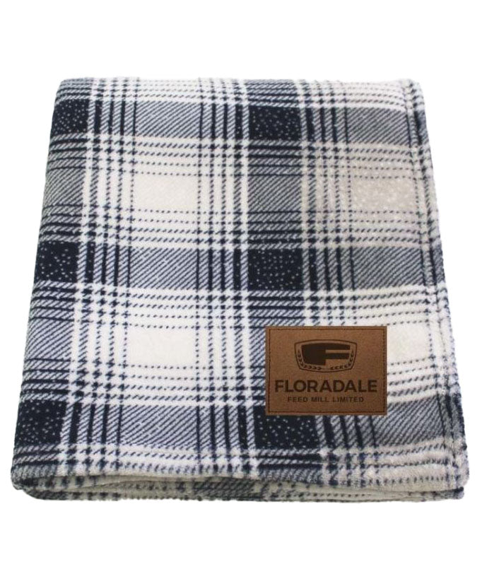 Cabin Throw Blanket - Blue Plaid – Floradale Shop